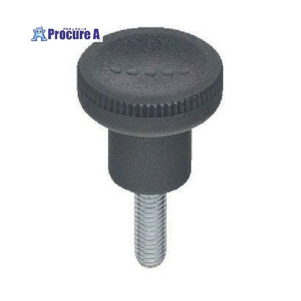 【代引決済不可】【送料都度見積】  ●ノブ高さ(mm)：18●ねじ径：M6×1.0●外径(mm)：21●ねじ長さ(mm)：16