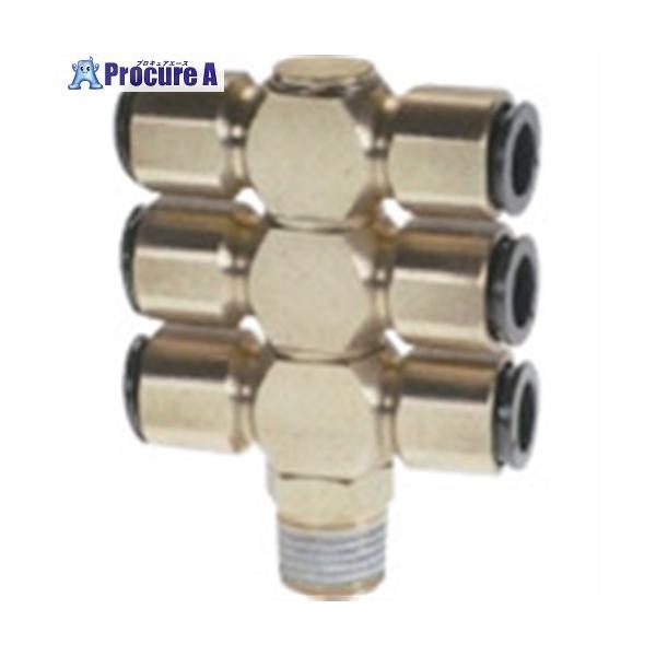 【送料都度見積】●適合チューブ外径D(mm)：10●ネジ部：R3/8