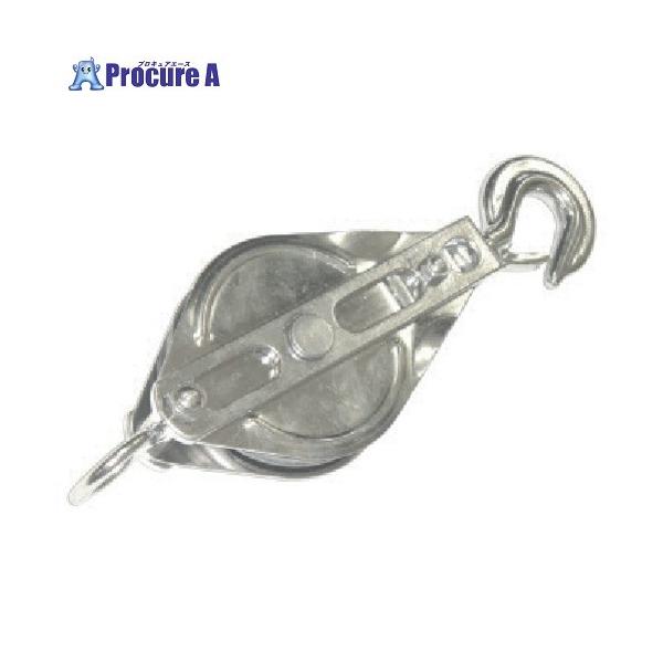 【送料都度見積】●基本使用荷重(t)：1●最大使用ロープ径(mm)：12●車数：1●車径(mm)：100●頭部形状：フック型●使用荷重(ton)：1