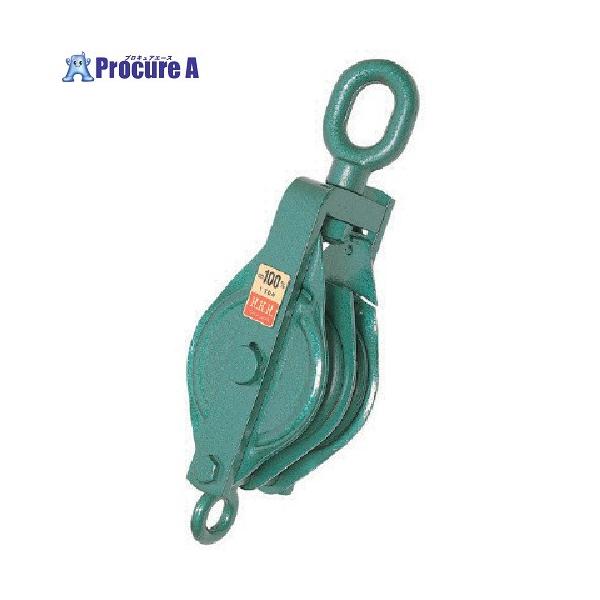 【送料都度見積】●基本使用荷重(t)：2●最大使用ロープ径(mm)：18●車数：2●車径(mm)：150●頭部形状：オーフ型●使用荷重(ton)：2