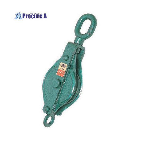 【送料都度見積】●基本使用荷重(t)：1●最大使用ロープ径(mm)：8●車数：1●車径(mm)：75●頭部形状：オーフ型●使用荷重(ton)：1