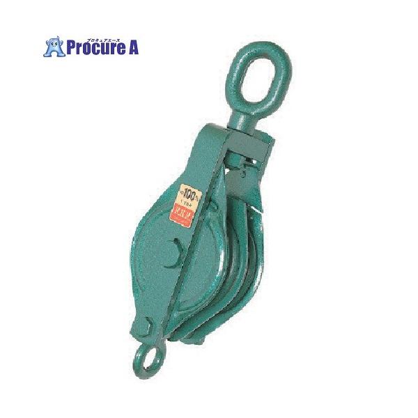 【送料都度見積】●基本使用荷重(t)：1●最大使用ロープ径(mm)：8●車数：1●車径(mm)：75●頭部形状：オーフ型●使用荷重(ton)：1