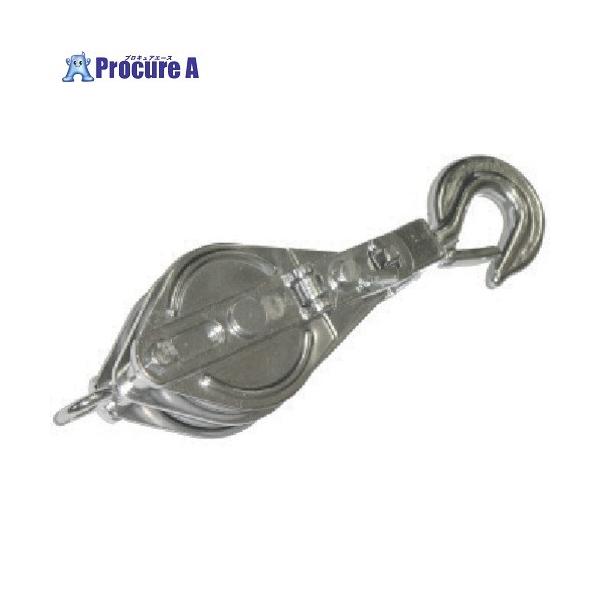 【送料都度見積】●基本使用荷重(t)：1●最大使用ロープ径(mm)：12●車数：1●車径(mm)：75●頭部形状：フック型●使用荷重(ton)：1