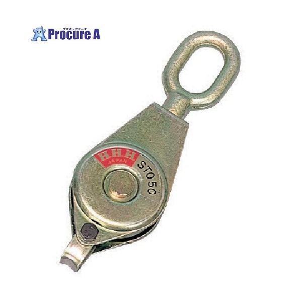 【送料都度見積】●基本使用荷重(t)：0.25●最大使用ロープ径(mm)：8●車数：1●車径(mm)：50●頭部形状：オーフ型●使用荷重(t)：0.25