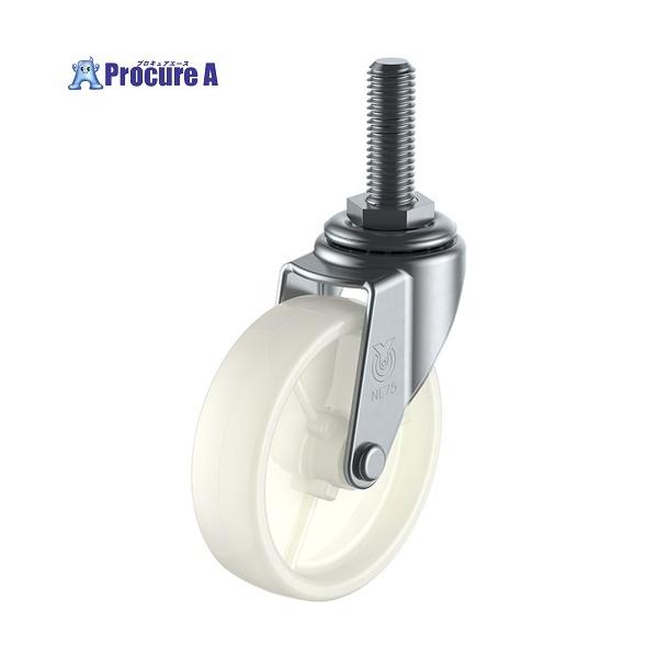 【送料都度見積】●許容荷重(daN)：30●許容荷重(kgf)：30.6●車輪径D(mm)：40●車輪幅(mm)：18●取付高H(mm)：59●軸長L(mm)：14●ねじT：W3/8●タイプ：自在式●ねじ山：16●許容荷重(N)：300