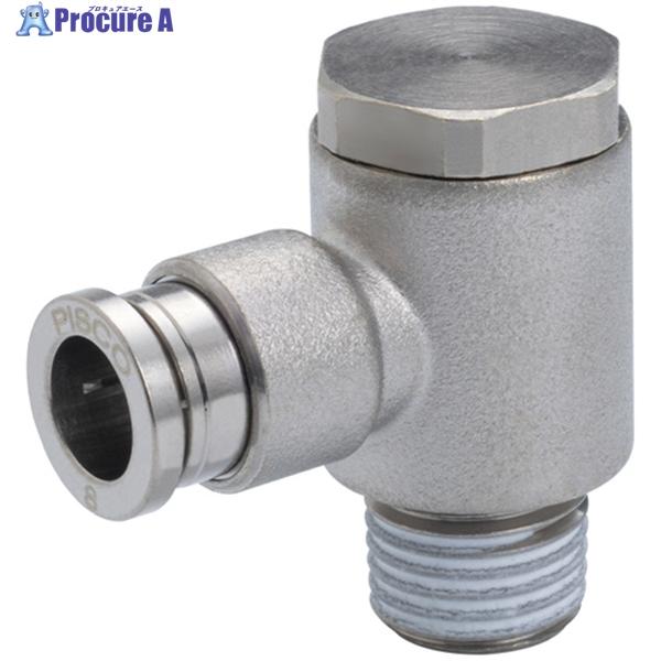 ●適合チューブ外径D(mm)：10●接続口径：R1/4●六角対辺(mm)：17●最高使用圧力(MPa)：1.0●使用流体：空気、水(条件有)、熱媒体油(条件有)●使用温度範囲(℃)：0〜100（凍結なきこと）●使用真空圧力(kPa)：-100