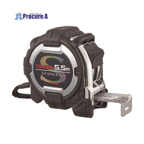 ●テープ長さ(m)：5.5●テープ幅(mm)：25●水平保持(m)：2.3●目盛仕様：メ−トル目盛、JIS1級、両面目盛●爪仕様：ステンレス爪●0点補正移動爪：○●455ピッチ表示：○