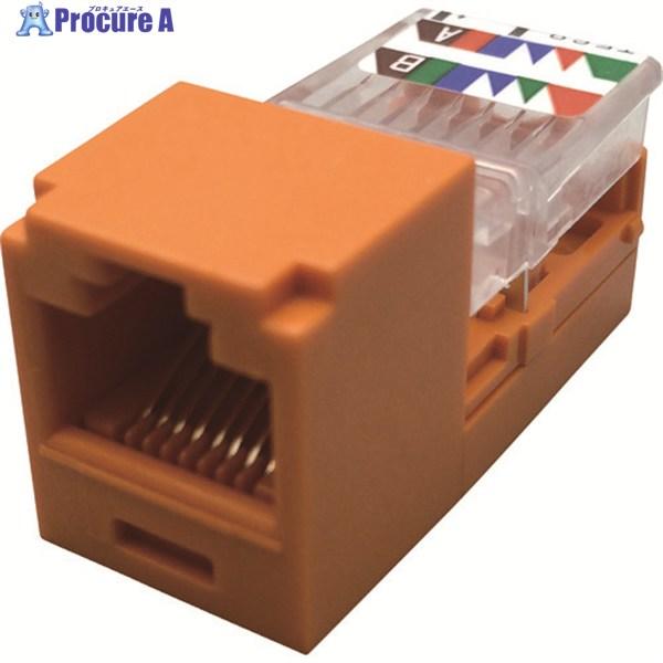 ●色：オレンジ●カテゴリ種類：カテゴリ5e●ポート数：1●適合ケーブル：AWG22〜24の単線●適合ジャック：1●縦(mm)：34.8