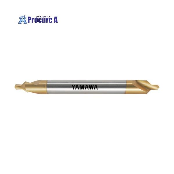 ●錐径(mm)：3●シャンク径(mm)：8●全長(mm)：150●センタ穴角(°)：90●表面処理：TiNコーティング●ドリル径(mm)：3●ドリル長(mm)：3●刃形状：両刃