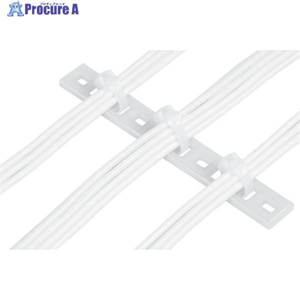 ●色：ナチュラル●縦(mm)：76.2●横(mm)：12.7●高さ(mm)：3.2●使用結束バンド幅(mm)：2.3〜4.8●使用ねじ寸法：M5●固定方法：M5ねじ●最大結束径(mm)：使用結束バンドによる●結束束線数：2●使用温度範囲(℃...