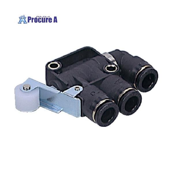 【送料都度見積】●ポート数：3●使用圧力(MPa)：0〜0.7●使用流体：空気●適合チューブ外径D(mm)：4●使用温度範囲(℃)：0〜60(凍結なきこと)●給油：要　ISO VG32(タービン油1種)