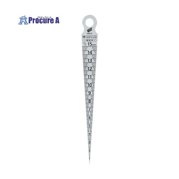 ●長さ(mm)：148.5●測定範囲(mm)：1-15●器差(mm)：±0.05●精度(mm)：±0.05●厚さ(mm)：1