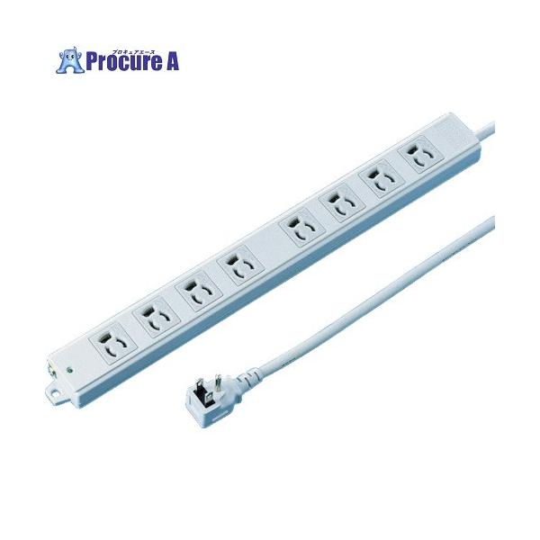 ※個人宅様送り不可 ●コンセント数：8個口●ケーブル長(m)：1●色：ライトグレー●幅(mm)：419●奥行(mm)：43.5●高さ(mm)：26●定格電圧(V)：AC125V・15A・最大1500Wまで対応●定格電流(A)：15●定格容量...