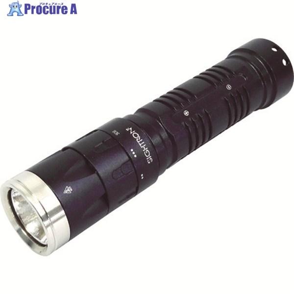 ●明るさ(lm)：100●外径(mm)：23●全長(mm)：106●使用電池：単3形乾電池×1個（別売）●最大点灯時間(h)：5●保護等級：IPX8●色：黒●電源：単3形電池(1個)別売●アップグレード(lm)：100