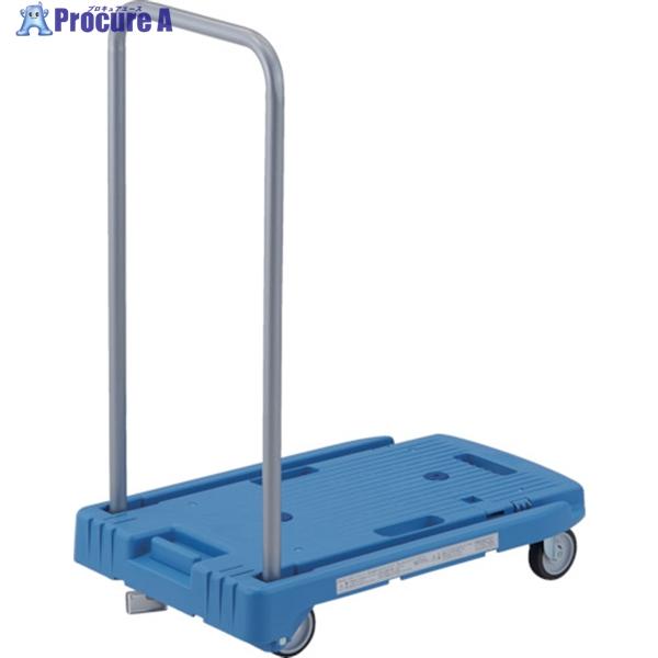 ●均等荷重(kg)：100●色：ブルー●長さ(mm)：600●幅(mm)：390●高さ(mm)：125●ハンドル高さ(mm)：790●キャスター径(mm)：75●付属ストッパー：KW-GJS
