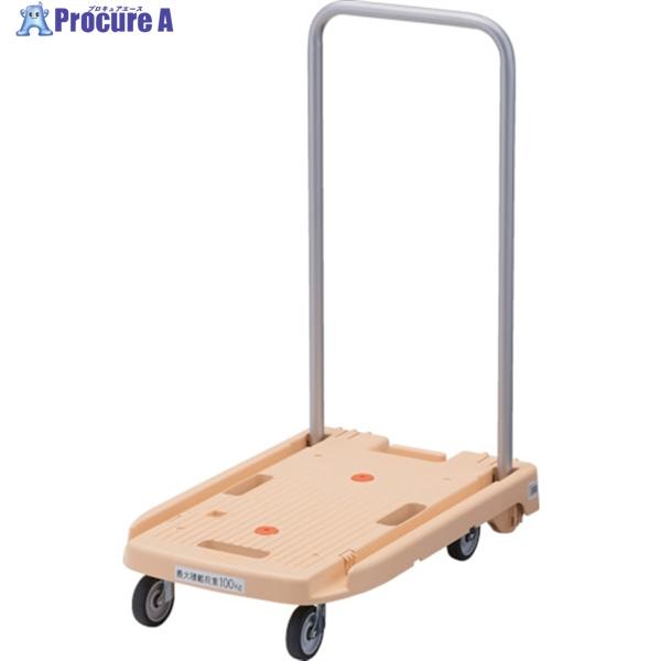 ●均等荷重(kg)：100●色：オレンジ●長さ(mm)：600●幅(mm)：390●高さ(mm)：125●ハンドル高さ(mm)：790●キャスター径(mm)：75●適合ストッパー：KW-GJS、MP-6039NFB