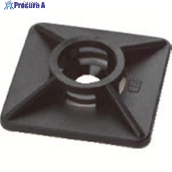 ●色：黒●縦(mm)：19●横(mm)：19●使用結束バンド幅(mm)：〜4●最大結束径(mm)：使用結束バンドによる●下穴径(mm)：4.75●d1(mm)：10.3●d2(mm)：8.4●d3(mm)：4.75●f(mm)：2.1●F(...