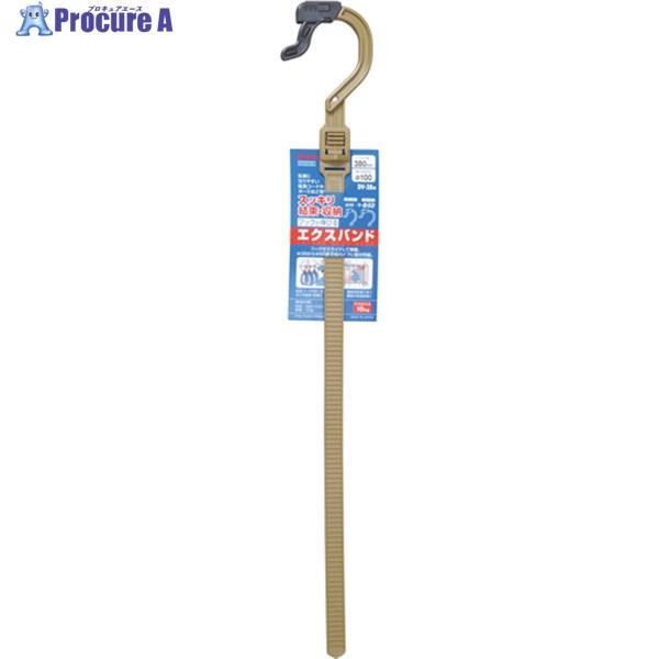 ●最大結束径(mm)：100●全長(mm)：380●色：イエロー●可能取付径：φ50まで●許容耐荷重(kg)：10●質量(kg)：0.023