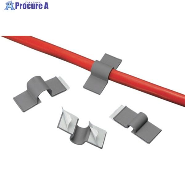 ●色：グレー●縦(mm)：16.0●横(mm)：33.0●高さ(mm)：5.8●最大結束径(mm)：3.0●固定方法：粘着テープ●最大静荷重(g)：168●使用温度範囲(℃)：-29〜49