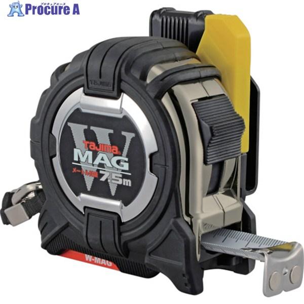 ●テープ長さ(m)：7.5●テープ幅(mm)：25●水平保持(m)：2.4●目盛仕様：メ−トル目盛、JIS1級、両面目盛●爪仕様：マグ爪(ステンレススチ−ル)●0点補正移動爪：○●455ピッチ表示：○●ショックアブソーバー：あり●ロック仕様...