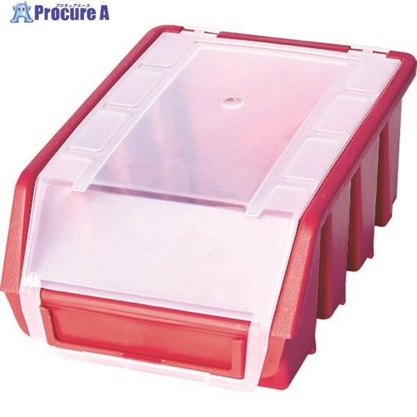 ●色：レッド●外形寸法(mm)間口：116●外形寸法(mm)奥行：161●外形寸法(mm)高さ：75●有効内寸(mm)間口：89●有効内寸(mm)奥行：140●有効内寸(mm)高さ：65●南京錠(別売)：取付不可●容積(L)：0.8