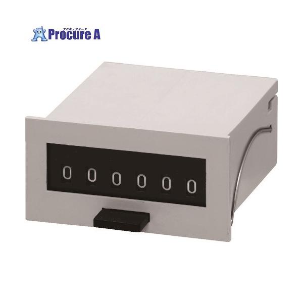 ●計数範囲：999999●リセット方式：手動リセット押しボタン式●使用温度範囲：-5〜+40℃●パネルカット寸法 縦×横(mm)：25.5×50.5●電源電圧(V)：AC100V●電源電圧：AC100V●表示内容：6桁 4×2.4mm