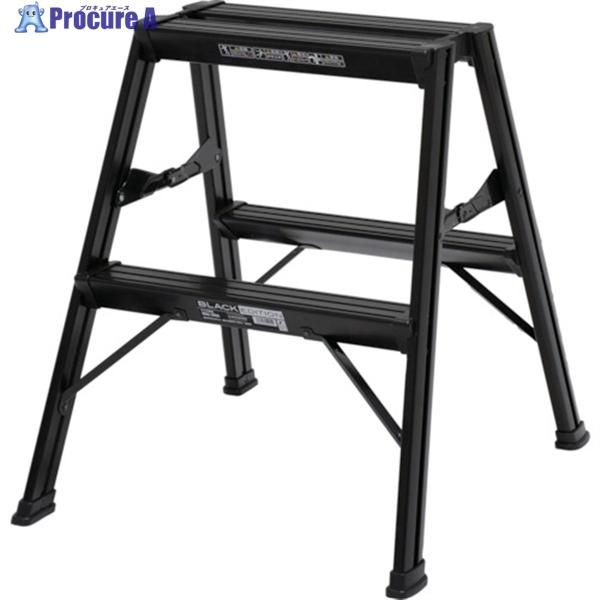 ●最大使用質量(kg)：130●天板高さ(m)：0.57●天板寸法(mm)：370×192●段数(段)：2●踏ざん踏面幅(mm)：75●色：ブラック●収納時全長(m)：0.65