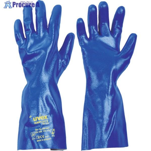 ●色：ブルー●サイズ：S●全長(cm)：31.0●手のひら周り(cm)：17.8●中指長さ(cm)：6.4●厚さ(mm)：0.4●EN374規格：n-ヘプタン、水酸化ナトリウム(苛性ソーダ)40%、硫酸(96%)