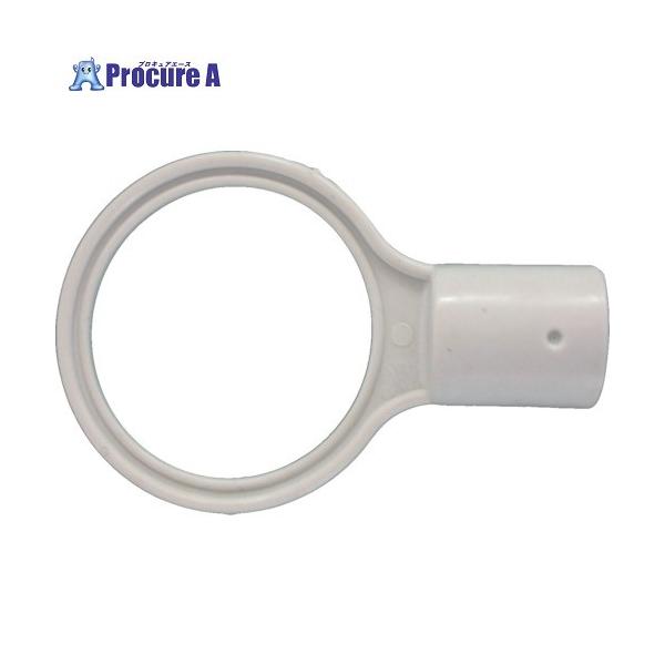 ●品名：コーンバー用リング●色：白●径(mm)：100●差込口内径(mm)：約34●長さ(mm)：150●φ34コーンバー用●リング内径(mm)：80●リング外径(mm)：100●本体全長(mm)：150●リング厚み(mm)：10