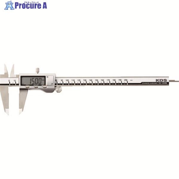 ●測定範囲(mm)：0.01〜200●最小表示(mm)：0.01●最大許容誤差(mm)：±0.03●外側用ジョウ(mm)：50●内側用ジョウ(mm)：19●デプスバー：有●全長(mm)：287●電源：ボタン型酸化銀電池(SR44)×1個●メ...