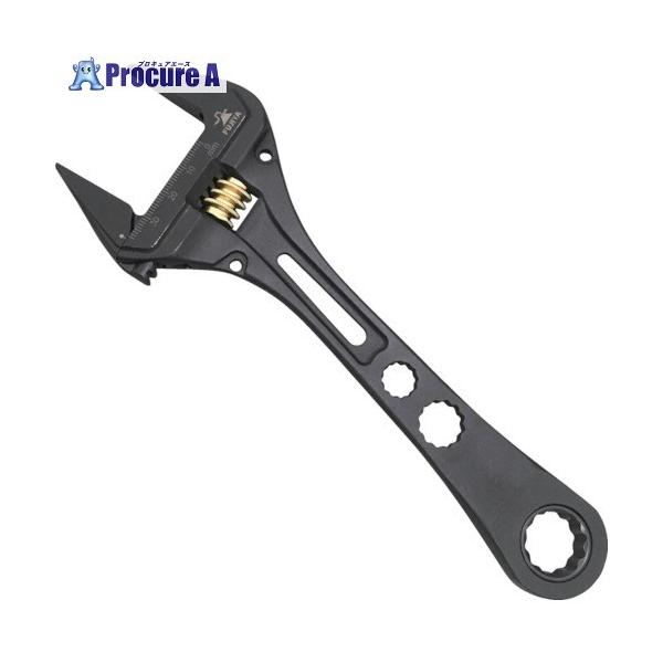 ●全長(mm)：220●最大口開き(mm)：38●色：黒/金●先端厚さ(mm)：6