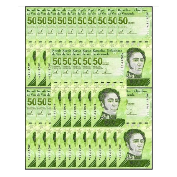 50BOLIVARESとなっておりますが、こちらは50ボリバルではなく5000万ボリバルでございます。通貨下落により2021年に発行。ベネズエラボリバル、ベネズエラ ボリバル紙幣 ベネズエラ紙幣 ジンバブエドル、ジンバブエスペシャルアグロチ...