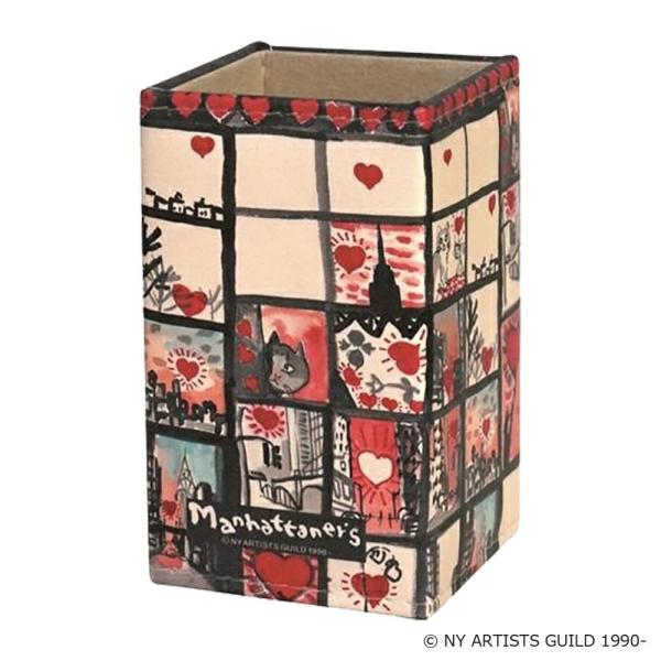 マンハッタナーズのメガネスタンド。猫を主人公としたアート、マンハッタナーズのメガネスタンドです。【あすつく対象外商品】【お取り寄せ商品、4〜7営業日前後で発送予定】