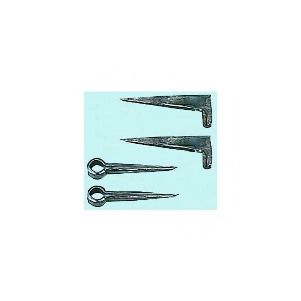 肘坪(ひじつぼ)60mm竹製の開き戸である枝折戸(しおりど)と杭をつなぐための金具です。【あすつく対象外商品】【お取り寄せ商品、4〜7営業日前後で発送予定】