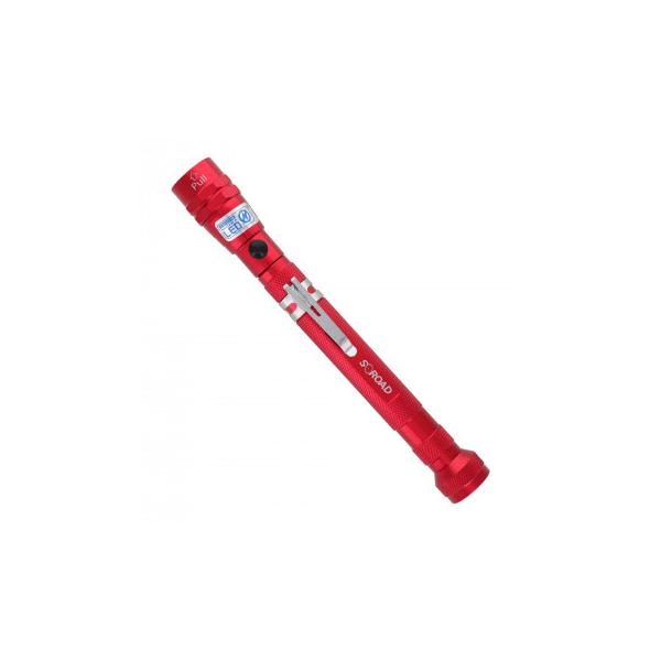 LED伸縮式ピックアップツール手の届かない狭い場所に落ちた部品等を取り出すのに便利です。先端&amp;後部に強力マグネット付き。伸縮するフレキシブルシャフトです。ワンタッチで操作が簡単。日本製高輝度LEDを搭載しています。後部の強力マグネッ...