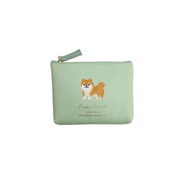 柴犬のかわいいミニポーチ柴犬のかわいいミニポーチです。【あすつく対象外商品】【お取り寄せ商品、4〜7営業日前後で発送予定】