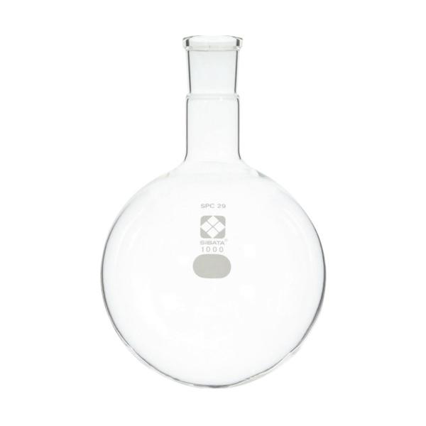 ■SPC丸底フラスコ SPC-29 1000mL 030100-291 の特長●口元が細く、首の長さの短い球状をしたガラス製のフラスコです●口元に、同じSPCガラス接手管規格のT形、C形が接続可能です●加熱などを伴う一般的な理化学試験・教育...