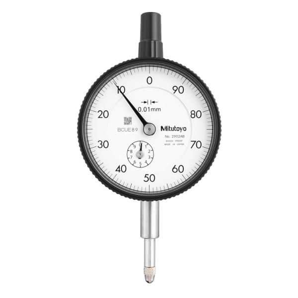 ■標準形ダイヤルゲージ 2902ABの特長●外枠の外径φ57mm、目量0.01mmの標準ダイヤルゲージ●外側クランプ、リフティング用レバー(オプション)は左右どちらにも取り付け可能●取り付け、取り外しは工具不要●前面からの水や油の侵入を防止...