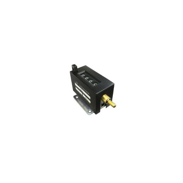 ■カウンタ ロータリー式/4桁/右軸/右回転/リセット押しボタン SR-4の特長●電源不要の機械式カウンタ●軸1回転で10カウント●設備の軸とカップリング等で連結して回転数をカウント●ボタン式リセットで頻繁な反復作業に最適●文字高：4.3m...