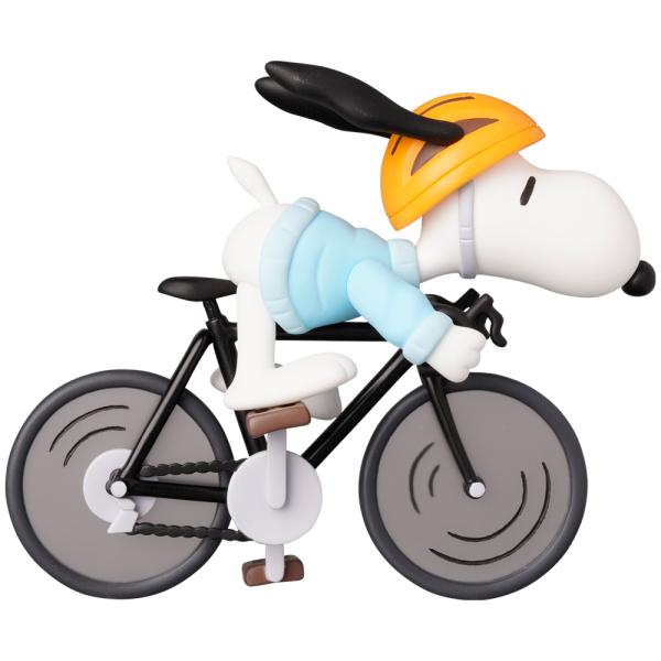 原型製作 フクダケンジ●全高約88mm●UDFにPEANTSの新ラインがラインナップ！●BYCYCLE RIDER SNOOPY、　FRIENDSHIP SNOOPY AND WOODSTOCK、　COWBOY SNOOPY、GOOD LU...