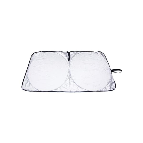 【商品概要】材質:ポリエステルフロントウインドウ用幅30cm● 高さ32cm重さ:約190g(収納袋含む)本体サイズ:(幅W×高さH) 約130cm × 70cmカラー:ブラック/シルバー吸盤不要【商品説明】【商品詳細】ブランド：メルテック...