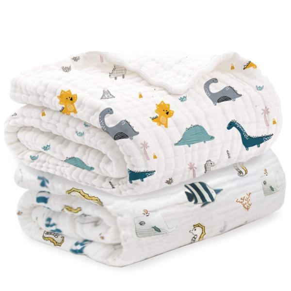 【商品概要】日本国内で一件一件厳しく検品してから、日本国内発送、安心できる。吸湿性、保温性に優れた6重ガーゼを採用。夏場はしっかりと汗を吸収し、冬場は暖かさを逃さず、一年を通じて使えます。★Lサイズ:110×110cm [対象] 0歳 ~ ...