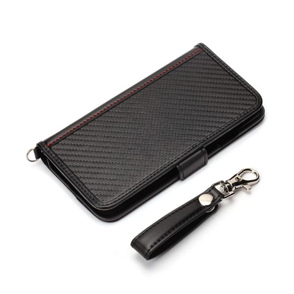 【商品概要】シックで高級感のあるカーボン調のポリウレタン素材が特長のiPhone 12 mini用フリップカバー【商品説明】【商品詳細】ブランド：Premium Style商品種別：家電＆カメラ商品名：Premium Style iPhon...