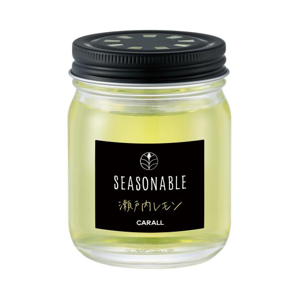 【商品概要】日本の自然の恵みを香りで楽しむフレグランス国産の果実や花の香りをブレンドした豊かで爽やかな香りが心地よく車内に広がります色鮮やかなゲルと金属キャップのコントラストが美しいゲルタイプ瀬戸内レモン：瀬戸内レモンと潮風の香りが融和した...