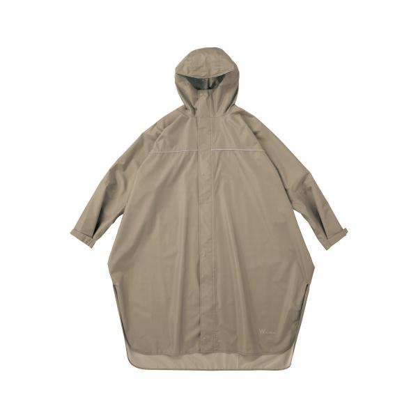 【商品概要】自転車通学や通勤に最適！自転車に乗ることを考えて開発されたレインポンチョ。【ゆったり大きめなシルエットで動きやすい】 男女兼用で使えるユニセックスデザインで、小柄な女性から長身の男性まで幅広く着用いただけます。 ファスナーを上部...