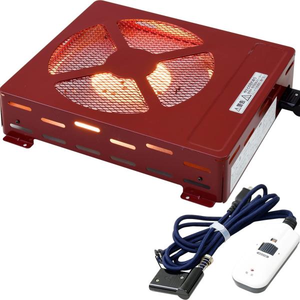 【商品概要】本体サイズ:幅29×奥行36×高さ8.5cm消費電力:最大600W/最小150W、消費電力量:強=約300Wh/弱=約70Wh、電気代目安(1時間あたり):強=約9.3円、弱=約2.2円(1kwhあたり31円として計算)発熱体:...