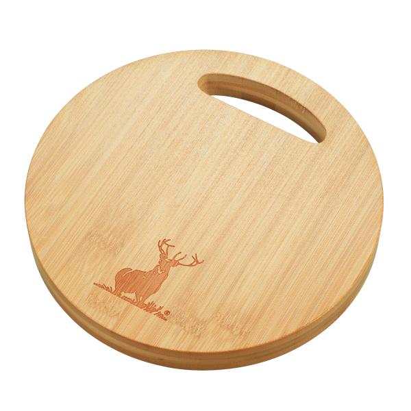 【商品概要】製品サイズ:(約)外径220×高さ24mm製品重量:(約)640g材質:竹(ウレタン塗装)原産国:中国特徴:薪割り台として平らな所で薪を垂直に置いて安定させ、薪割りが楽に出来ます。鍋敷きとしての使用も可能。便利な収納袋付き。【商...