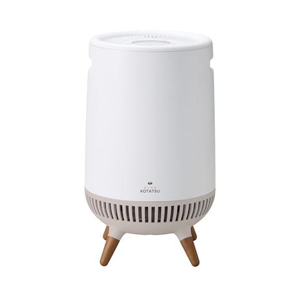 【商品概要】"テーブル下に置くだけで「どこでもこたつ」になるスポットヒーター" エアコンの温風が届きにくいテーブルや机の下で、360°全方位に温風が広がり、 足元を暖めるスポットヒーター。 家庭のダイニングテーブルが、まるでこたつのように暖...