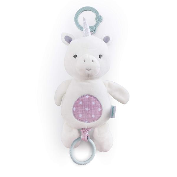 【商品概要】ベビーベースで大人気のingenuityブランドのかわいいアイテムが登場かわいいユニコーンのおもちゃです。リングを引っ張ると音がなります。出産のお祝いギフト,お誕生日プレゼント、クリスマスプレゼントなどにもぴったり!安全基準:a...