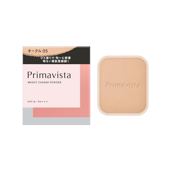 【商品概要】ひと塗りで、均一なヴェールが肌に溶けこむようにぴたっと密着。明るい素肌質感が夕方まで続きます。【商品説明】【商品詳細】ブランド：プリマヴィスタ商品種別：ビューティー商品名：プリマヴィスタ ブライトチャージ パウダー オークル０５...